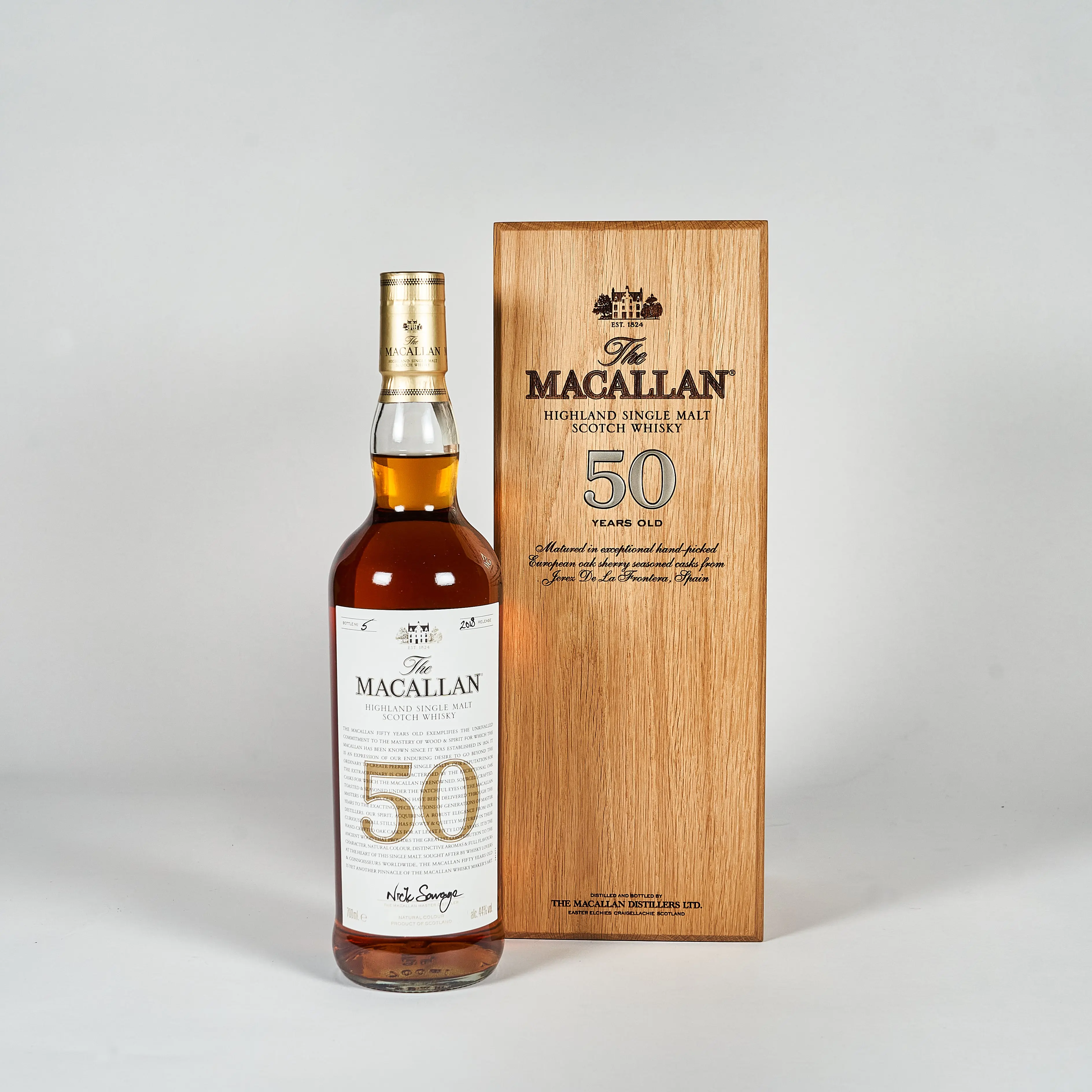 The Macallan 50 Year Old Single Malt Scotch Whisky Price Tracker ...